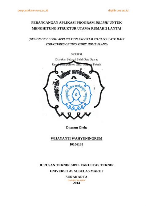 Pdf Perancangan Aplikasi Program Delphi Untuk Menghitung · Pdf