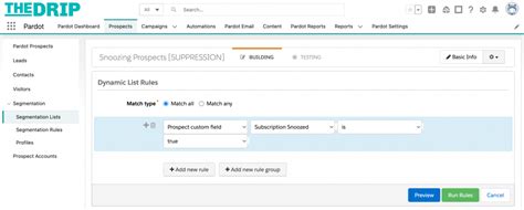Pardot Dynamic Lists For Faster Segmentation Examples Pardot