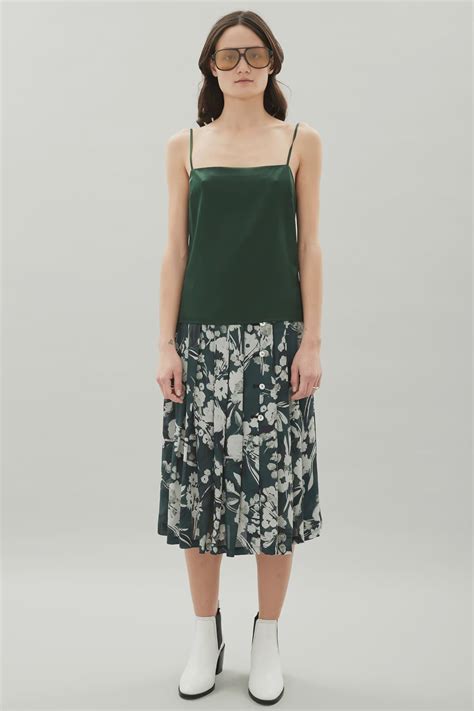 Bambi Silk Top Pine Green Bungalow