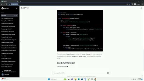 Python Scrapy Splash Tutorial Youtube