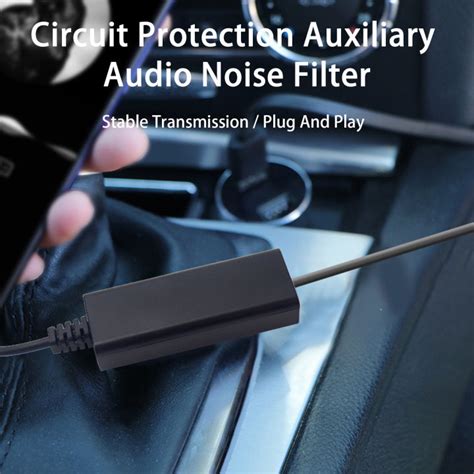 Noise Isolator Smart Noise Reduction Anti Interference Buzzing Elimination 3 5mm Interface Car