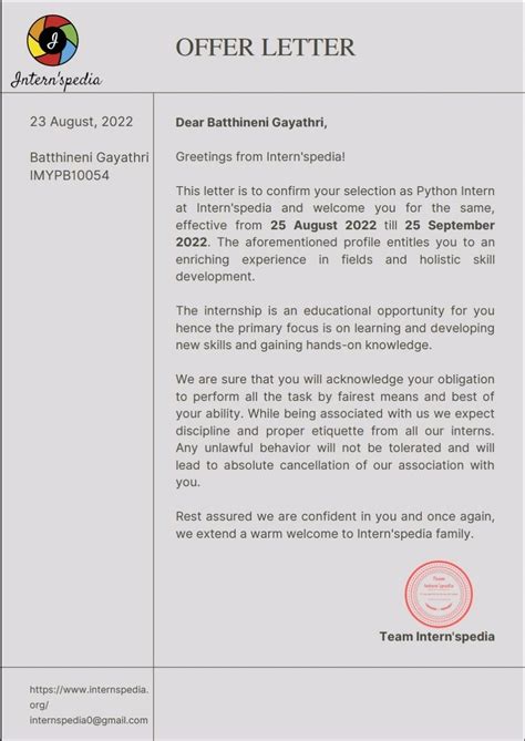 Gayathri Batthineni On Linkedin Python Intern Project Internshipopportunity