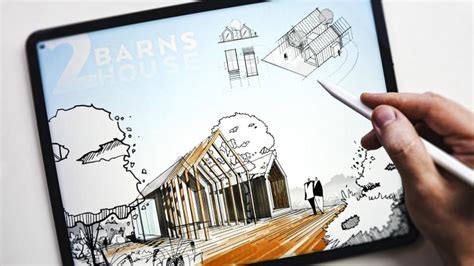 Linkedin David Dražil 페이지 Architecture Concept Development Procreate Sketchup