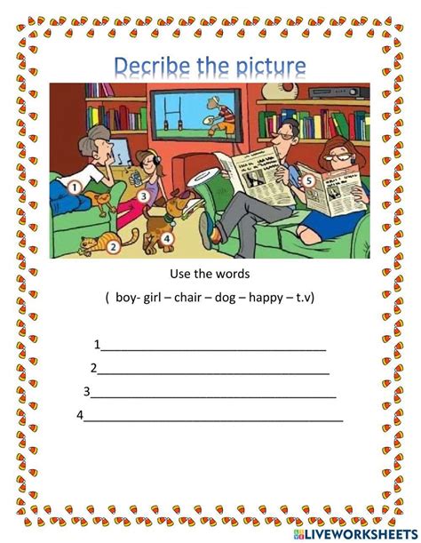 Describe The Pi… Free Interactive Worksheets 1940379