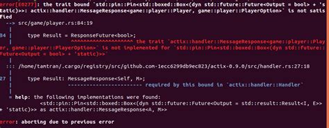 Actix Await For Send In Handle Help The Rust Programming Language