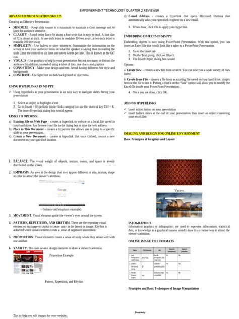 Emptech Q2 Revy Exam Pdf Web Design Hyperlink