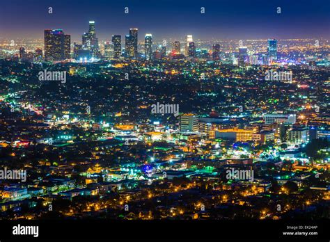 Griffith Observatory At Night Picture Of Griffith Park
