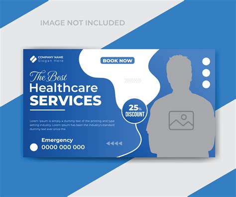 Medical Healthcare Youtube Thumbnail Template Or Web Video Thumbnail Design 23791741 Vector Art