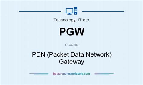 PGW PDN Packet Data Network Gateway In Technology IT Etc By AcronymsAndSlang Com