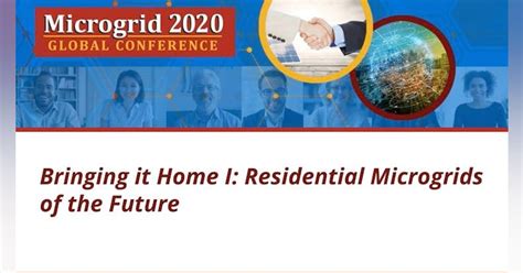 Bringing It Home 1 Residential Microgrids Of The Future Microgrid