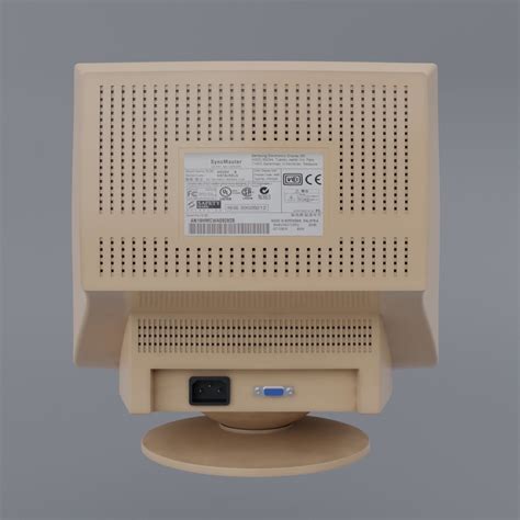 Old Crt Computer Monitor 3d Model Cgtrader