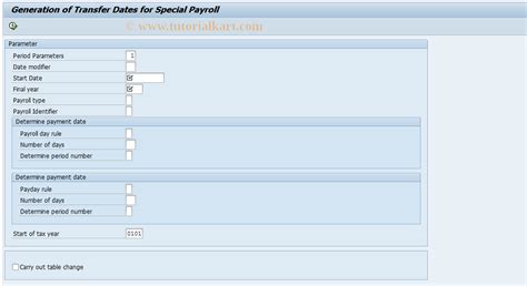 PC M CCTPM SAP Tcode GenTranfrDatesForSpecialOCPeriods