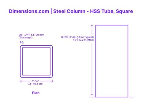Steel Column Hss Tube Industrial Steel Column Blueprint Steel