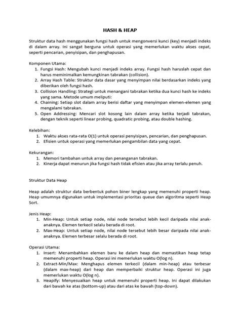 19 Hash And Heap Pdf