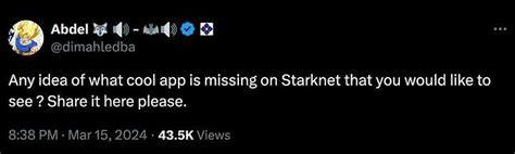 Emmanuel Omemgboji On Linkedin Starknetfeed Bot Starknetfeed On X