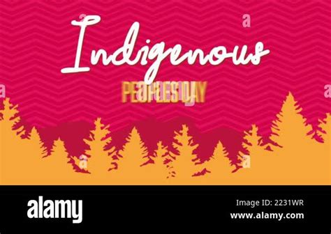 Happy Indigenous Peoples Day To All Indigenous People Stock Video