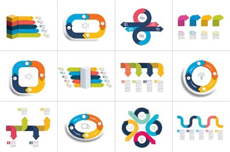 Premium Vector Mega Set Of Various Arrows Infographic Concepts