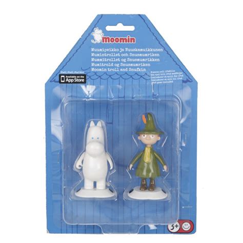 Moomin Plastic Boat And 9 Figures