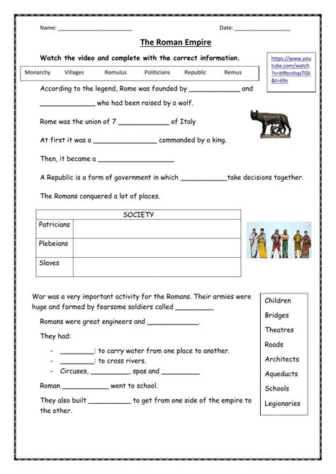 Roman Emperors Chronology Worksheet Worksheets Library