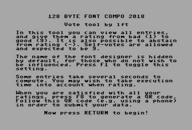 CSDb B Font Compo Vote Tool By Lft CSDb B Font Compo Vote Tool By Lft