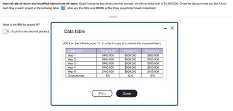 Solved Please Find The Following What Is The IRR For Chegg Com