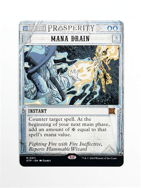 Mana Drain Otp 11 Holo From Breaking News Otp Mtg Proxy Magic Cardplus