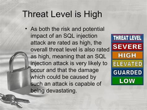 Sql Vulnerability Advisory Presentation Ppt