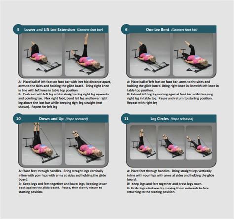 Free 7 Sample Exercise Chart Templates In Pdf Ms Word