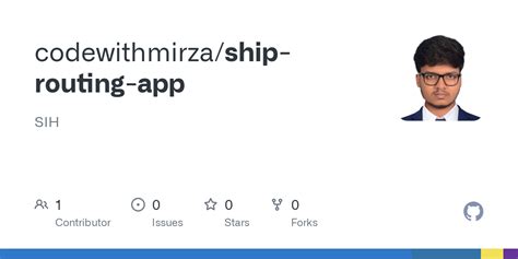 Ship Routing Appreadmemd At Main · Codewithmirzaship Routing App · Github