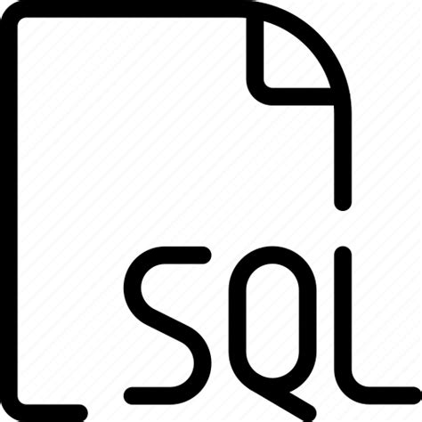 Code File Files Programming Sql Icon Download On Iconfinder