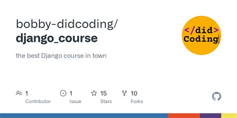 GitHub Bobby Didcoding Django Course The Best Django Course In Town