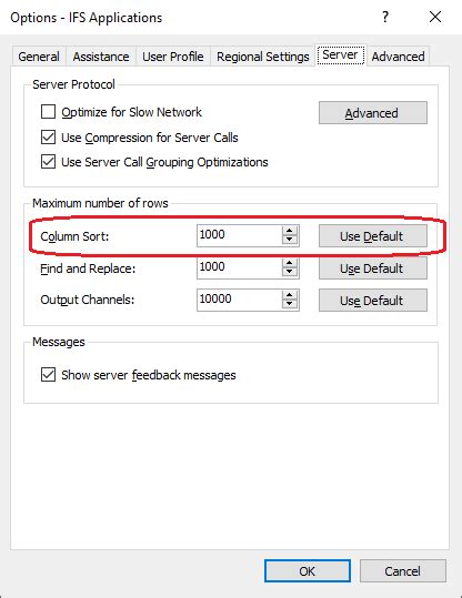 Disable Table Window Sorting By Clicking Column Header IFS Community