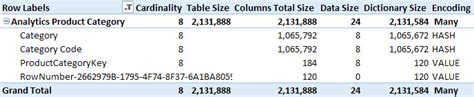 Measuring The Dictionary Size Of A Column Correctly Sqlbi