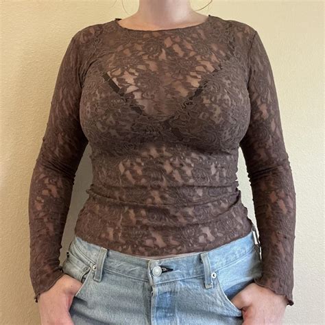 Hanky Panky All Lace Long Sleeve Super Versatile Depop
