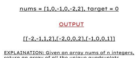 4sum Problem Leetcode Python Solutions Dev Community