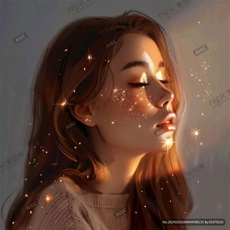 Ai创作图数字美女插画 数字肖像插画 人物肖像 少女海报插画 美女插画画 唯美半身女孩手绘插画 板绘人像 写实唯美插画 插画梦幻女孩 唯美女性人物肖像 美女插画海报 人物情绪插画 插画半身像