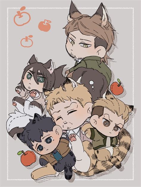 Eren Yeager Reiner Braun Bertolt Hoover Jean Kirchstein And Porco Galliard Shingeki No