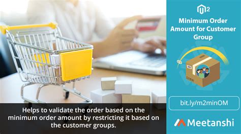 Magento 2 Minimum Order Amount For Customer Group