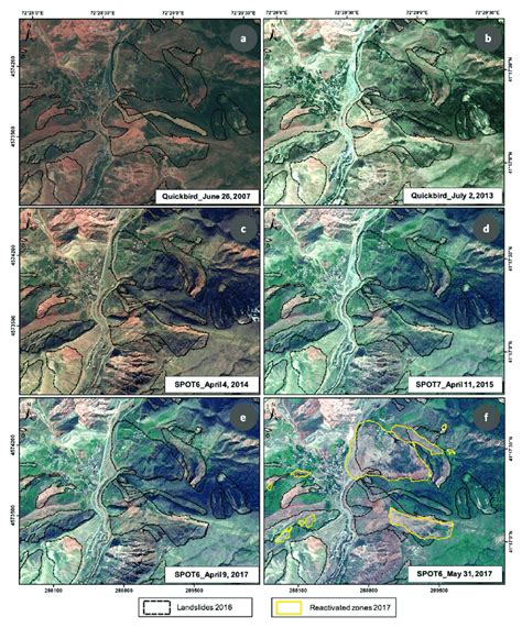 Multitemporal Optical Analysis Of Maily Say Landslides Since 2007 This