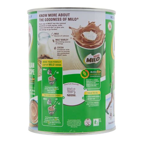 Milo Australian Recipe Malt Drink Tin 450g Cold Storage