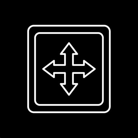 Cross Symbol Line Inverted Icon 42836542 Vector Art At Vecteezy