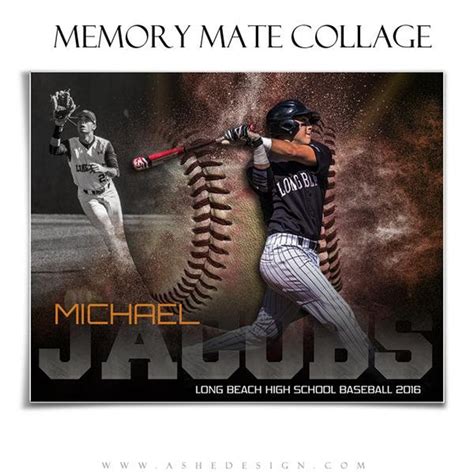 Baseball Memory Mates Photoshop Templates For Sports Teams Etsy