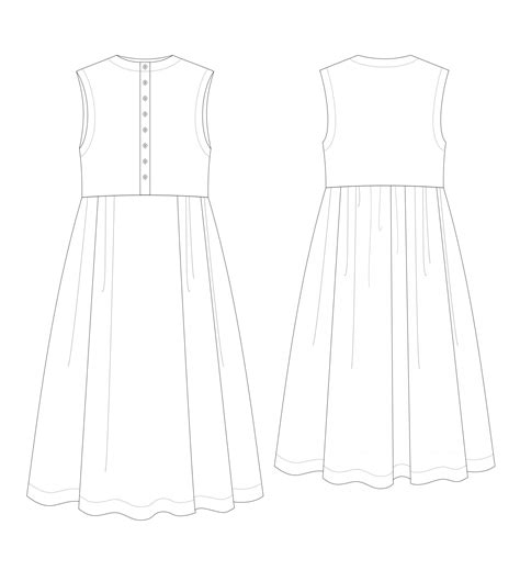 Готовые выкройки для шитья Платье женское 23 19 купить онлайн — Zakatov Patterns