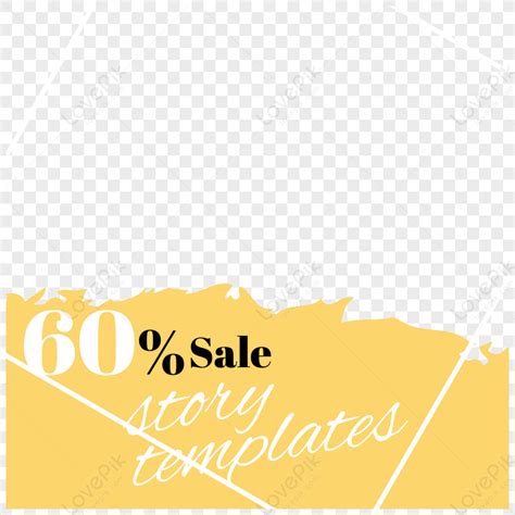 노란색 미니멀 한 사회 일러스트 이야기 테두리기하할인 Png 일러스트 무료 다운로드 Lovepik