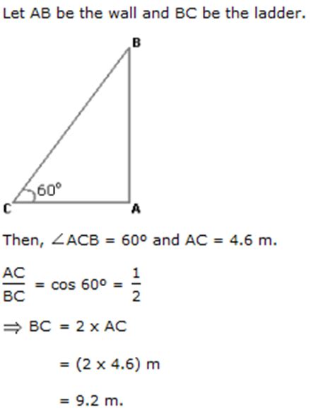 Height Distance Questions And Answers