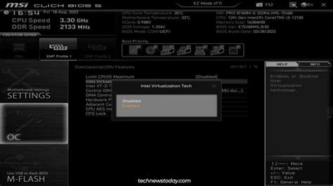 How To Enable Virtualization In Msi Bios