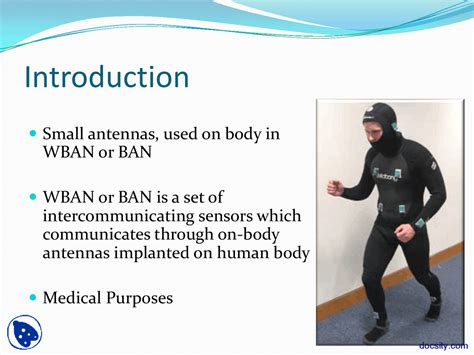Propagation Between Onbody Antennas Antenna Design Presentation Docsity
