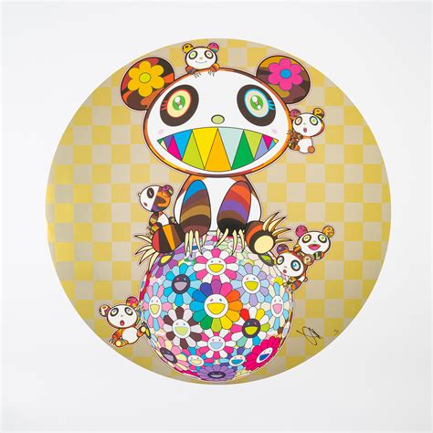 Takashi Murakami Panda Panda Cubs And Flower Ball At 1stdibs