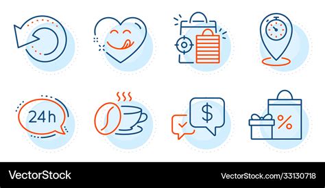 Recovery Data Coffee Cup And Payment Received Vector Image