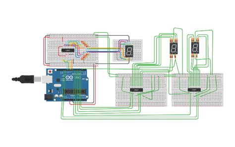 Circuit Design Counter 0 To 999 Tinkercad